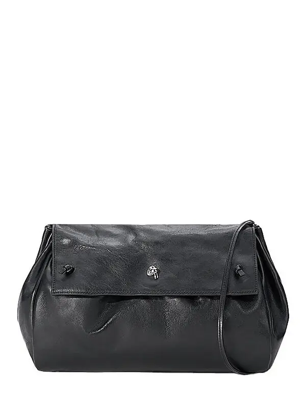 Staud Cy Convertible Leather Bag - Black