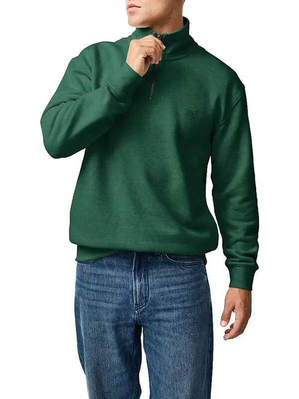 Rodd & Gunn Newfield Fleece Quarter Zip Pullover - Forest