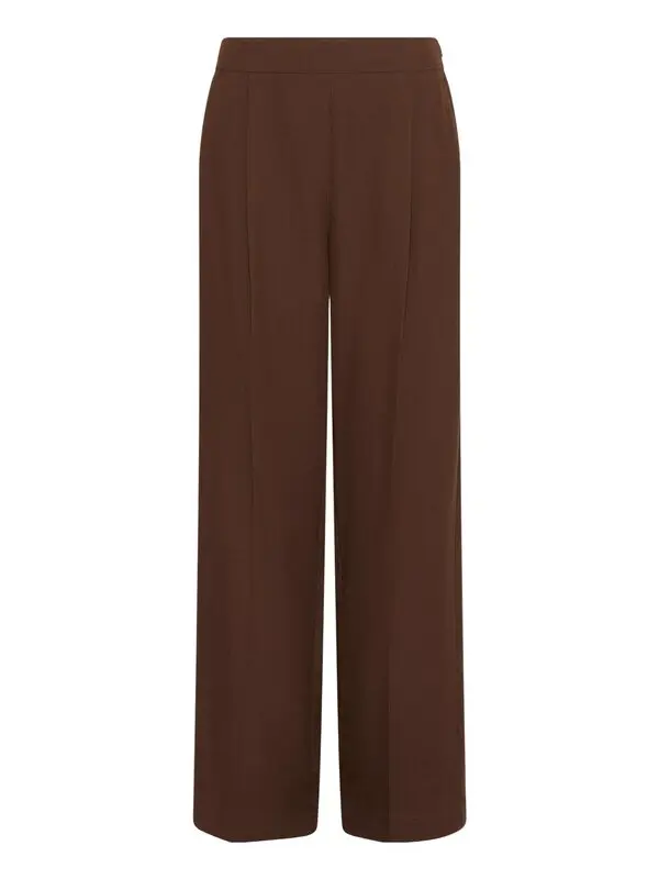 Marella Elastic-waist Casual Trousers - Red