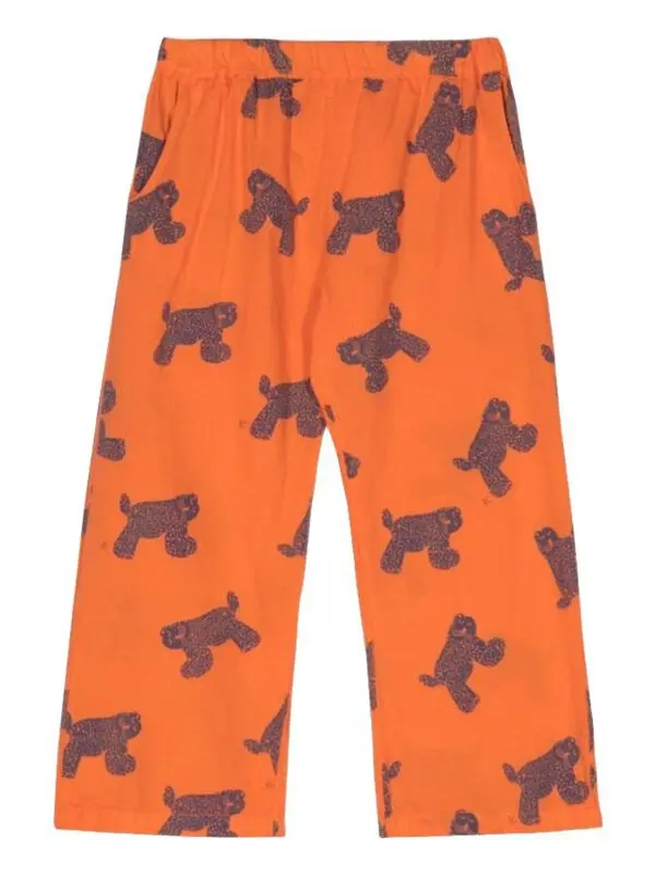 BOBO CHOSES Patterned Trousers - Orange
