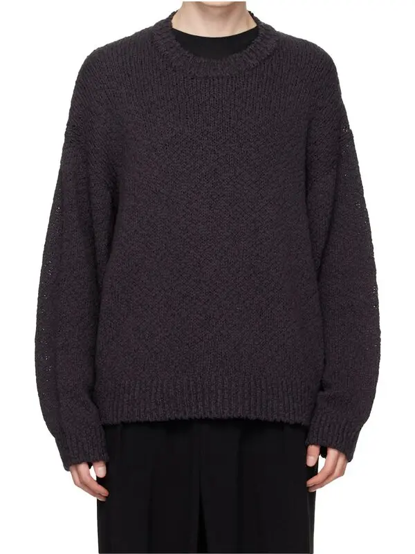 Issey Miyake Risotto Crew Neck Sweater - Brown
