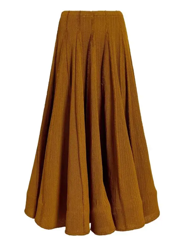 Proenza Schouler Tavia Midi Skirt - Brown