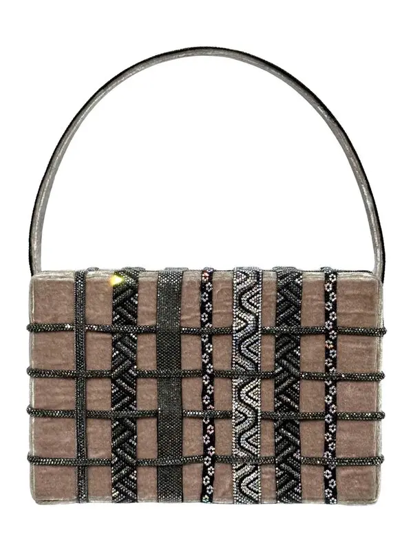SIMITRI Graphite Etoile Clutch - Grey