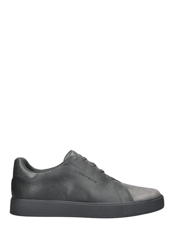 Cole Haan Leather Grandprø Luxe Slip-on Sneakers - Grey
