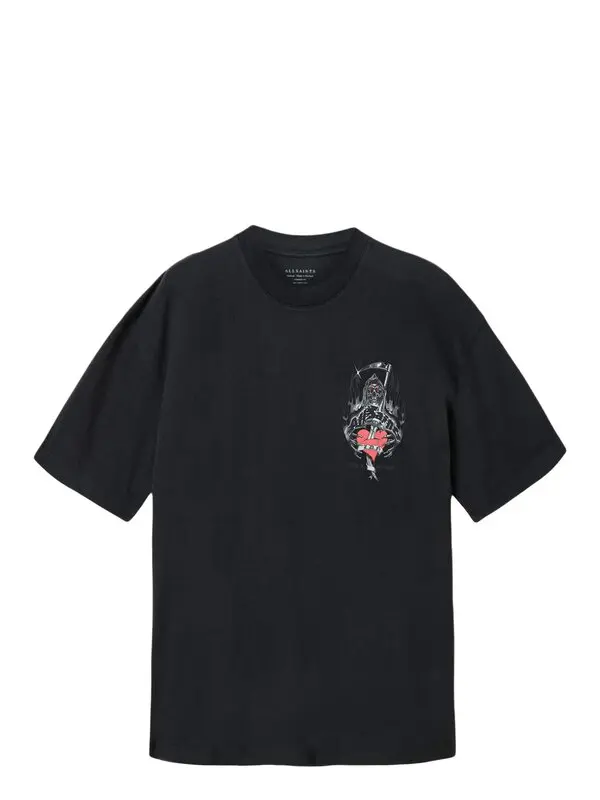 ALLSAINTS Organic Cotton Scimitar T-shirt - Black