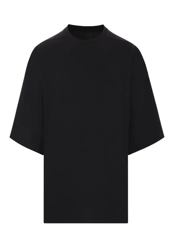 Rick Owens Crewneck Oversized T-shirt - Black