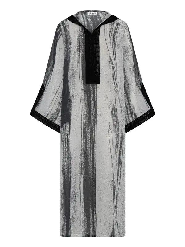 BELYED HANDCRAFT Mohra – Lightweight Crepe Jalabia Belyed - Grey
