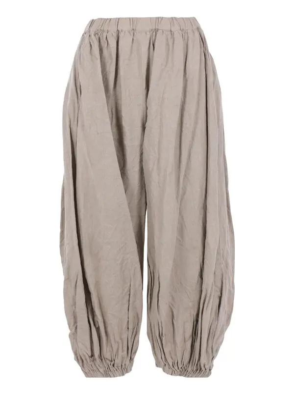 Comme Des Garçons Pleated Trousers - Light Brown