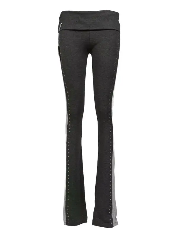 JADED LONDON Rynna Studded Flared Trousers - Grey