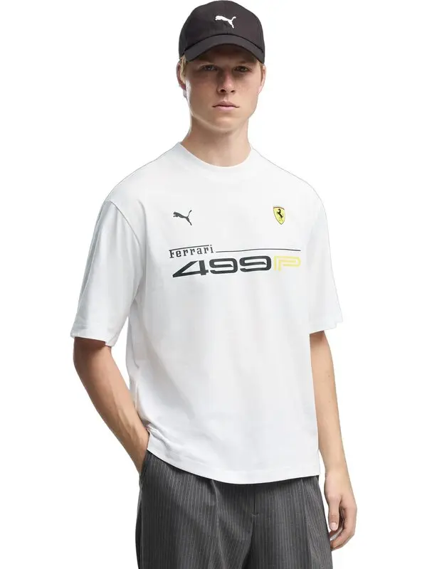 PUMA Scuderia Ferrari Hypercar 499 Graphic T-shirt - White
