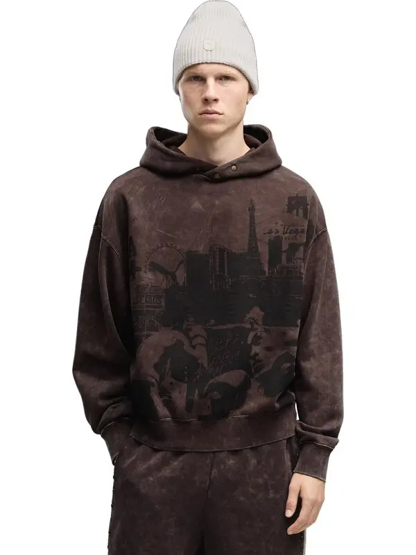 PUMA Las Vegas Boxy Hoodie - Brown