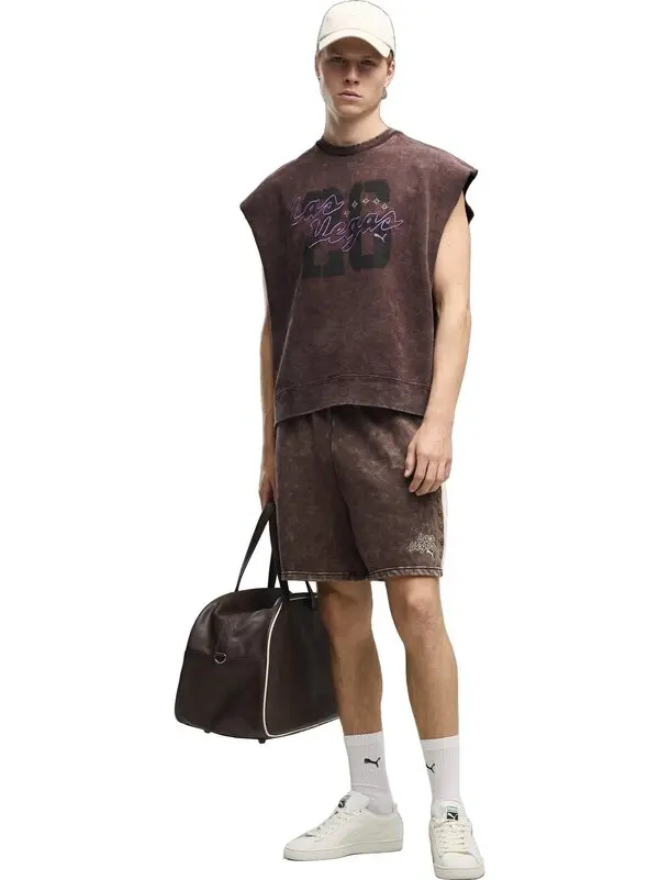 PUMA Las Vegas 6 Inch Woven Shorts - Brown