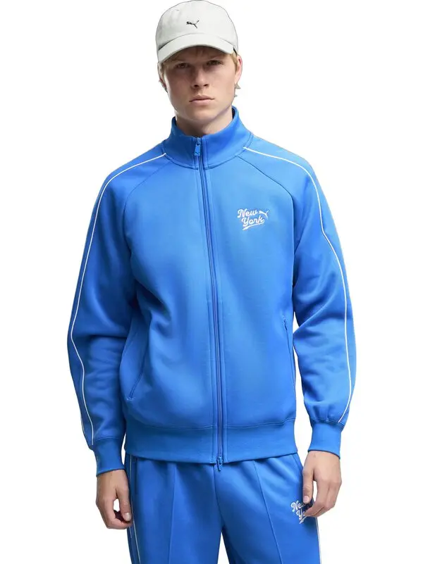 PUMA Nyc Relaxed T7 Track Jacket - Blue