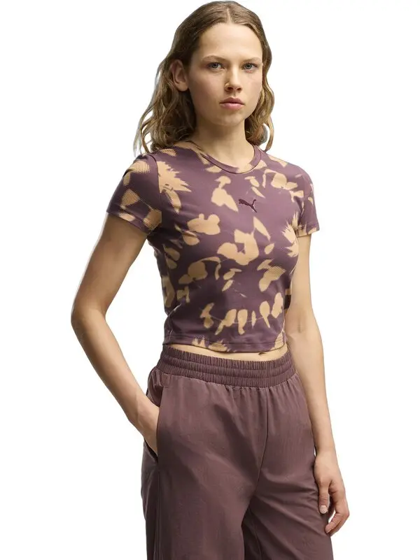 PUMA Printed Urban Baby T-shirt - Purple
