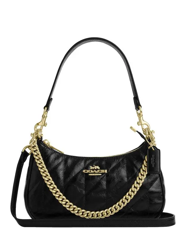 COACH OUTLET Teri Shoulder Bag With Quilting - Gold/black