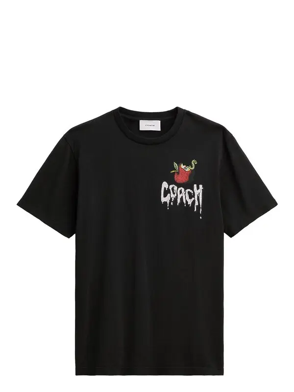 COACH OUTLET Apple Classic T-shirt In Organic Cotton - Black
