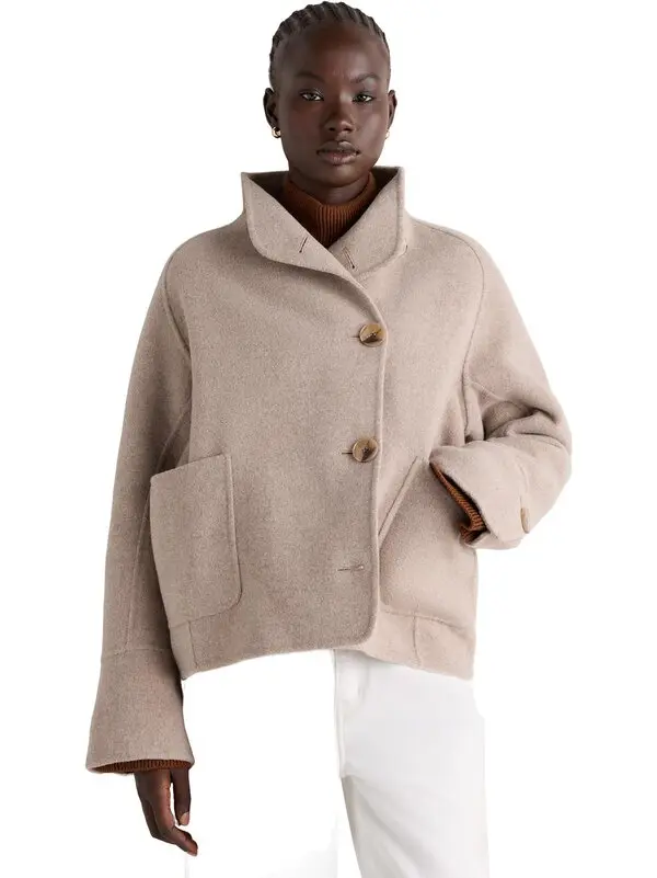 Quince Double-faced Merino Wool Jacket - Oat