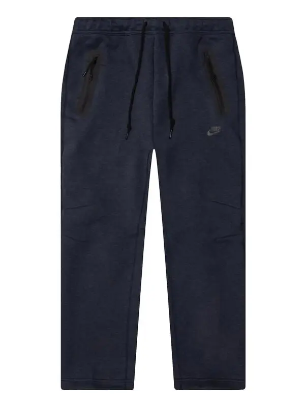 Nike Sportswear Tech Fleece Open-hem Sweatpants 'obsidian Heather/black - Blue