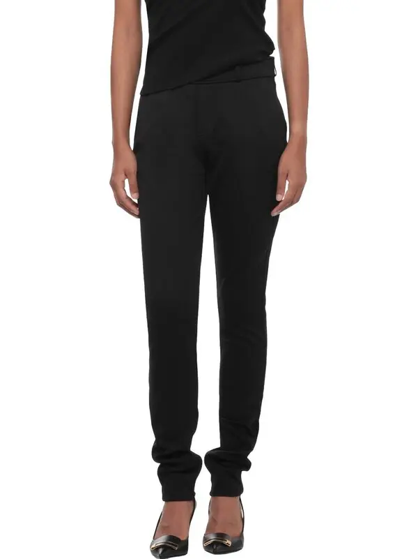 Coperni Slim Fit Mid-rise Skinny Trousers In Technical Stretch Jersey - Black