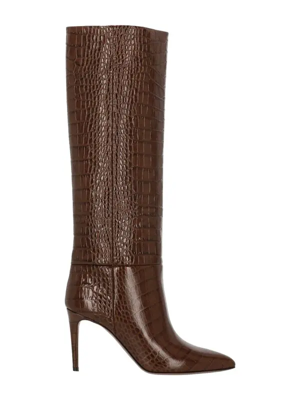 Paris Texas Knee High Boots - Brown