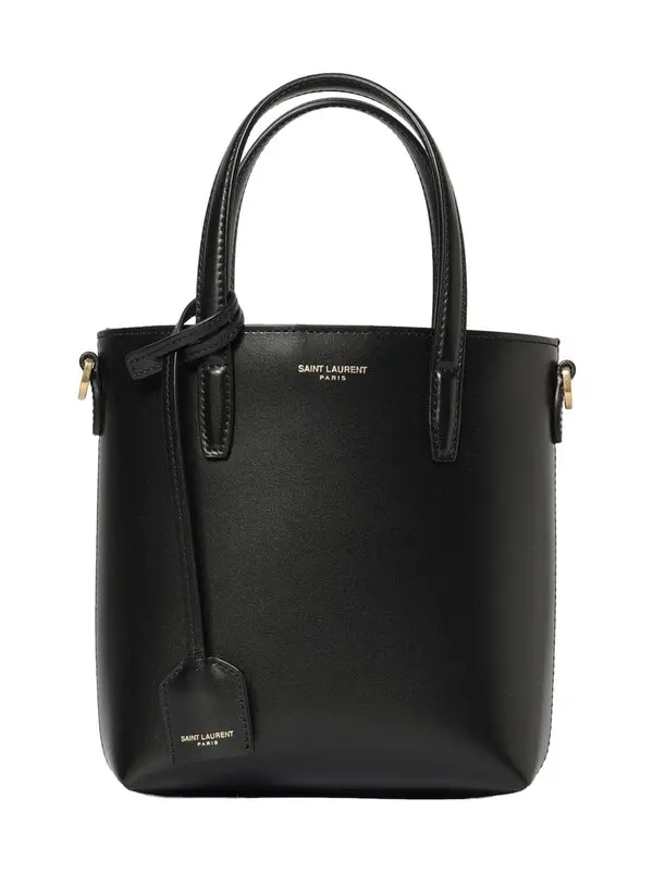 Saint Laurent Calf Leather Mini Shoulder Bag - Black