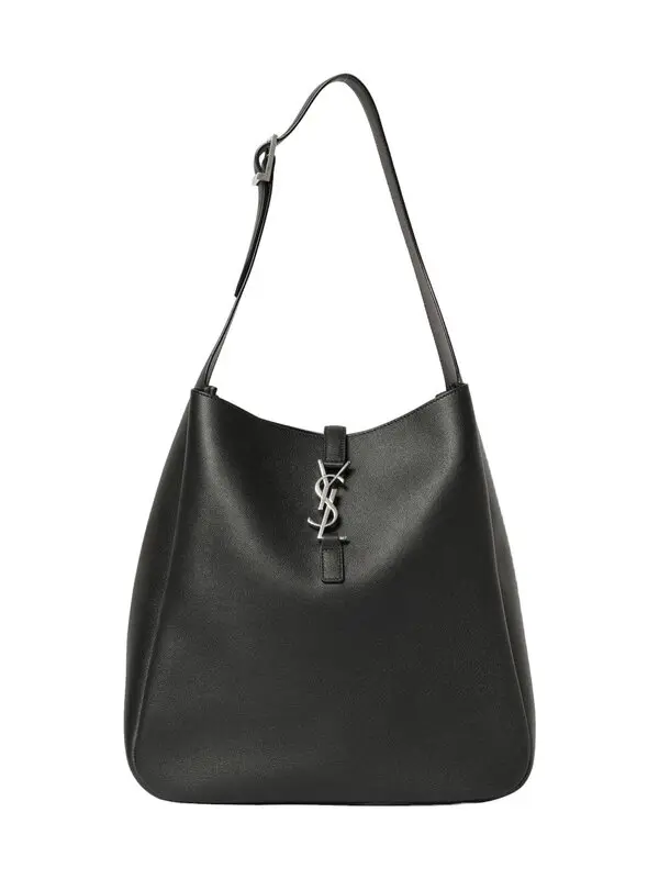 Saint Laurent Leather Shoulder Bag - Black