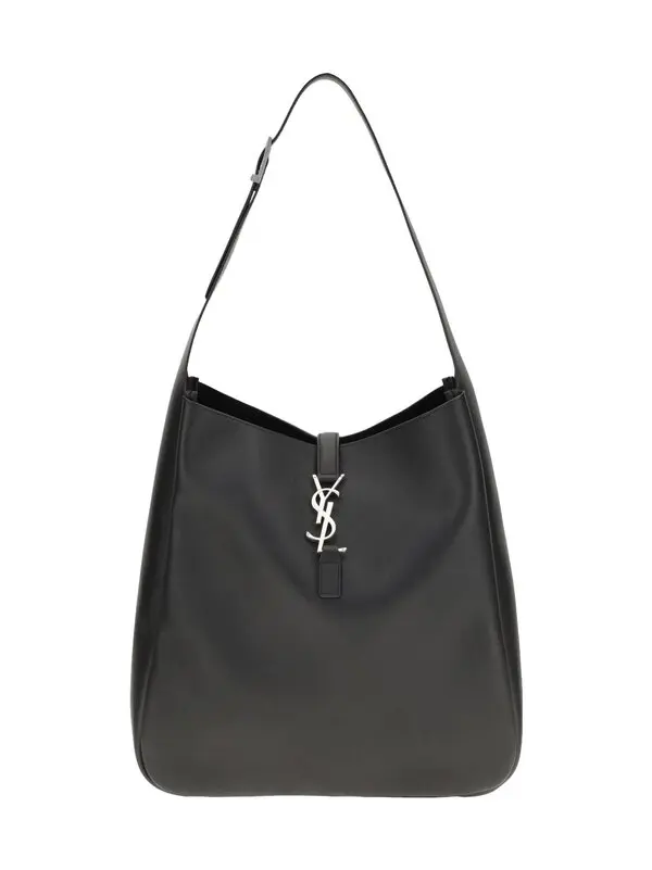 Saint Laurent Leather Shoulder Bag - Black