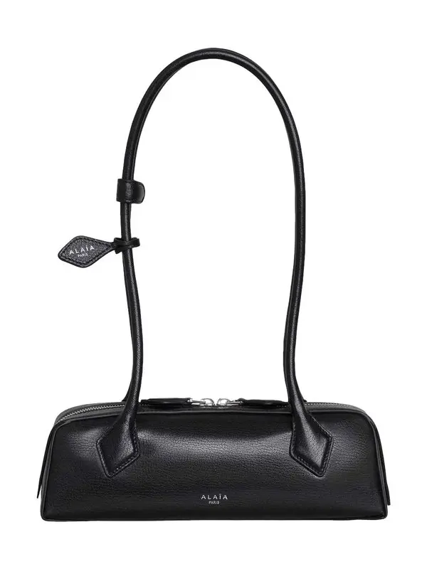 Alaïa Le Teckel Small Bag In Leather - Black