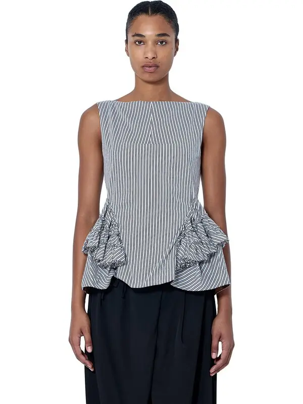 Dries Van Noten Casey Sleeveless Top - Brown