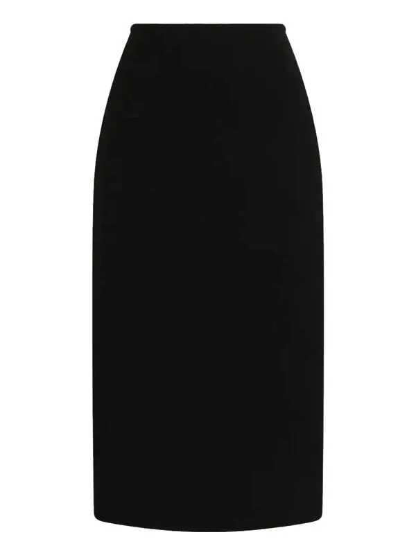 Dolce & Gabbana Wool Midi Skirt - Multicolor