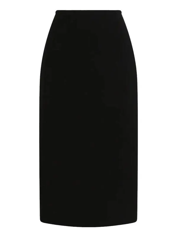 Dolce & Gabbana Wool Midi Skirt - Multicolor