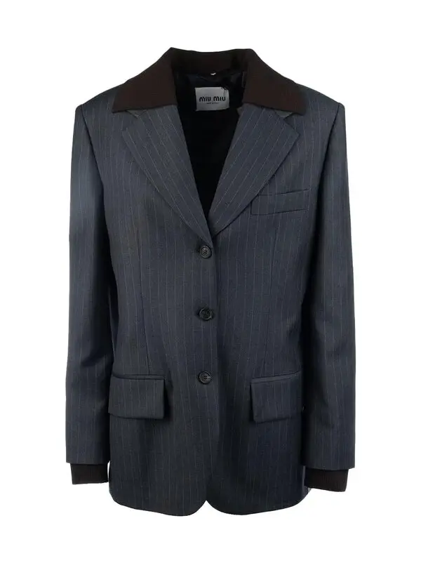 Miu Miu Clothing Blazers & Gilets - Multicolor