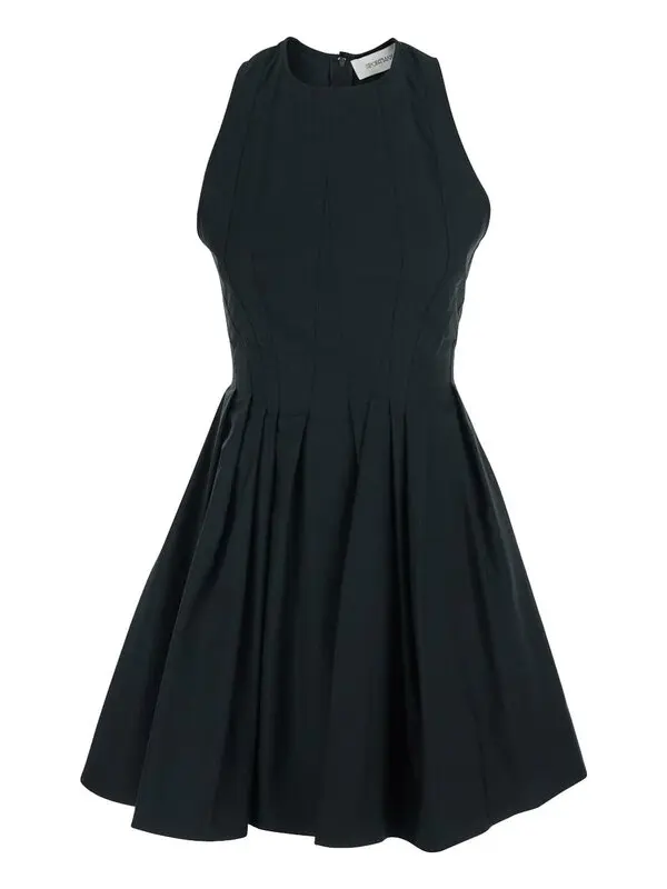 Sportmax Xara Cotton Pleated Dress - Multicolor