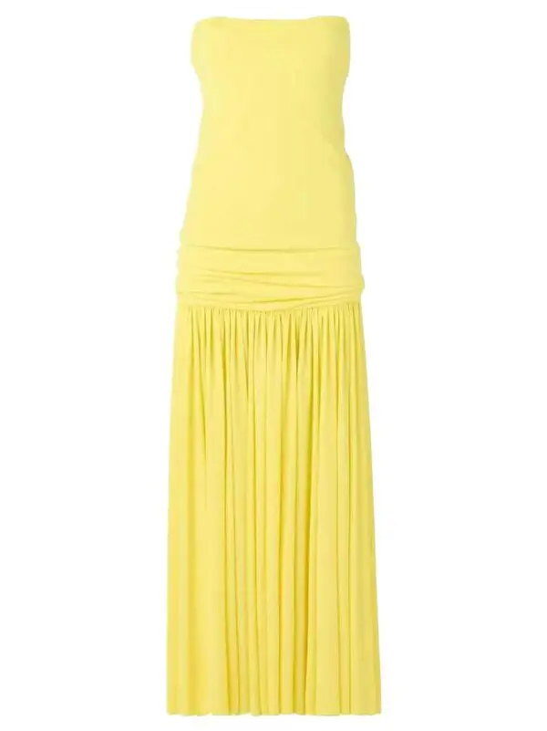 Jacquemus Gathered Pleated Dress - Multicolor