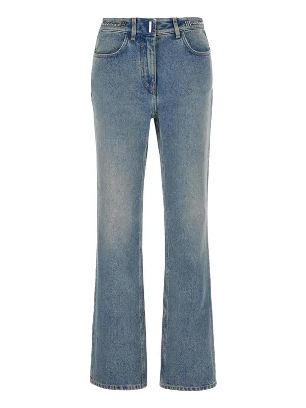 Givenchy Straight Leg Jeans - Multicolor