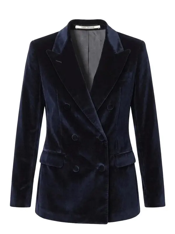 Tagliatore Parigi Velvet Blazer - Multicolor