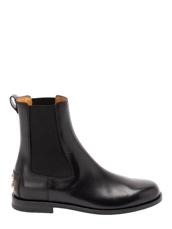 TOD'S Calf Leather Chelsea Boots - Multicolor