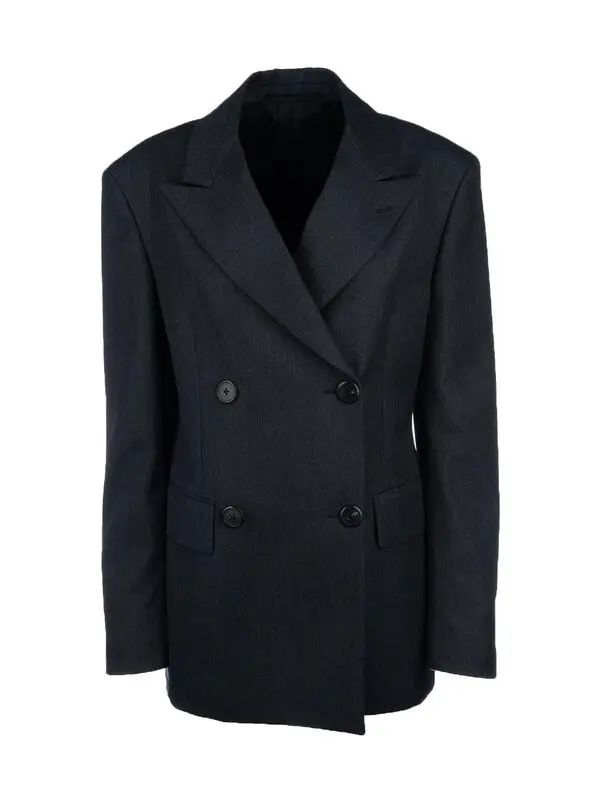 Prada Double Breasted Blazer - Multicolor