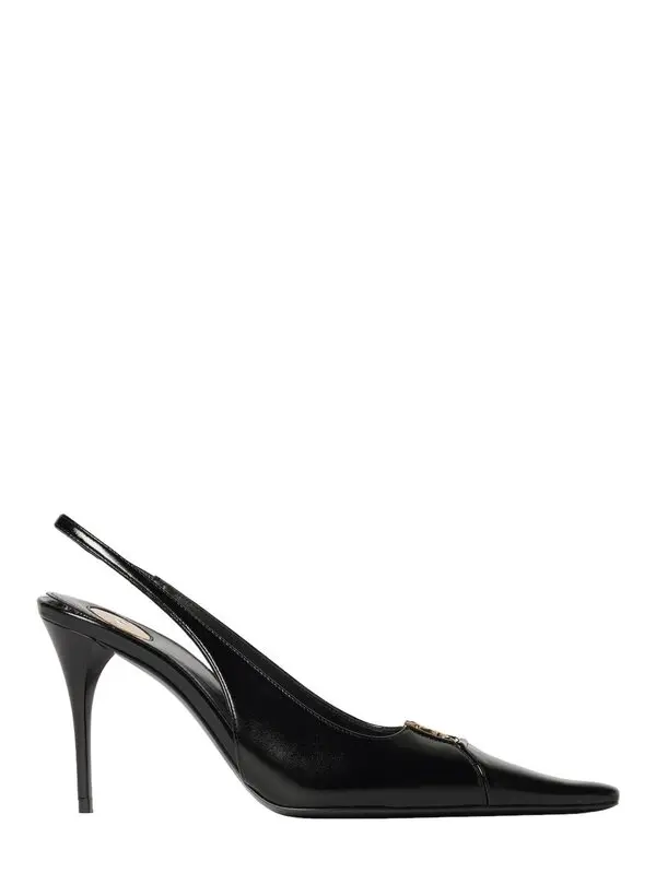 Saint Laurent Calf Leather Pump - Black