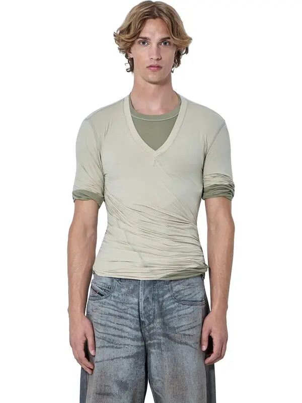 DIESEL® T-moody-plain Top - Cream