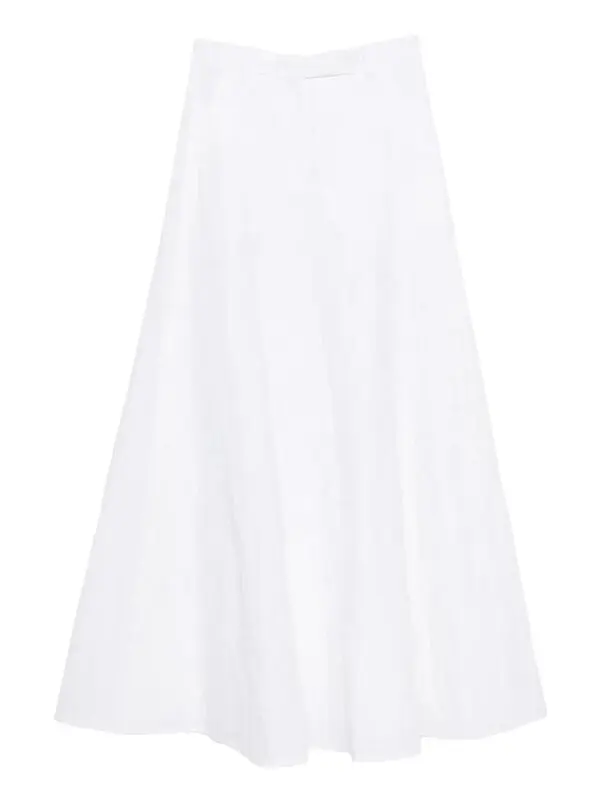 Brunello Cucinelli Linen Longline Skirt - Multicolor