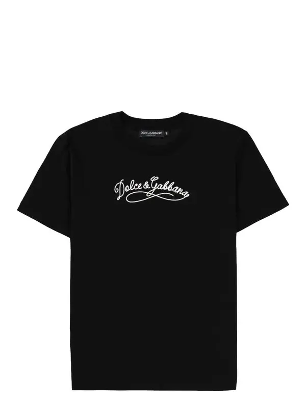 Dolce & Gabbana T-shirt With Logo - Black