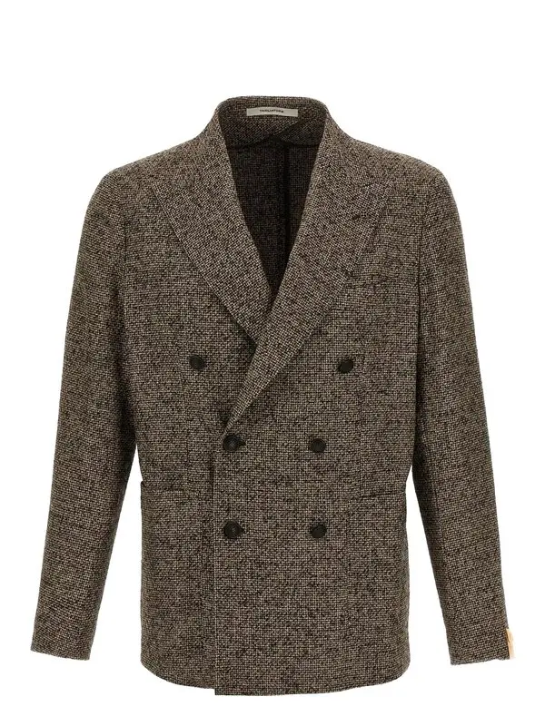 Tagliatore Wool Blazer - Brown