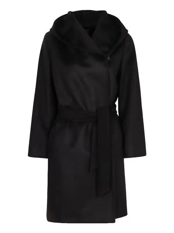 Max Mara Single Breasted Coat - Black
