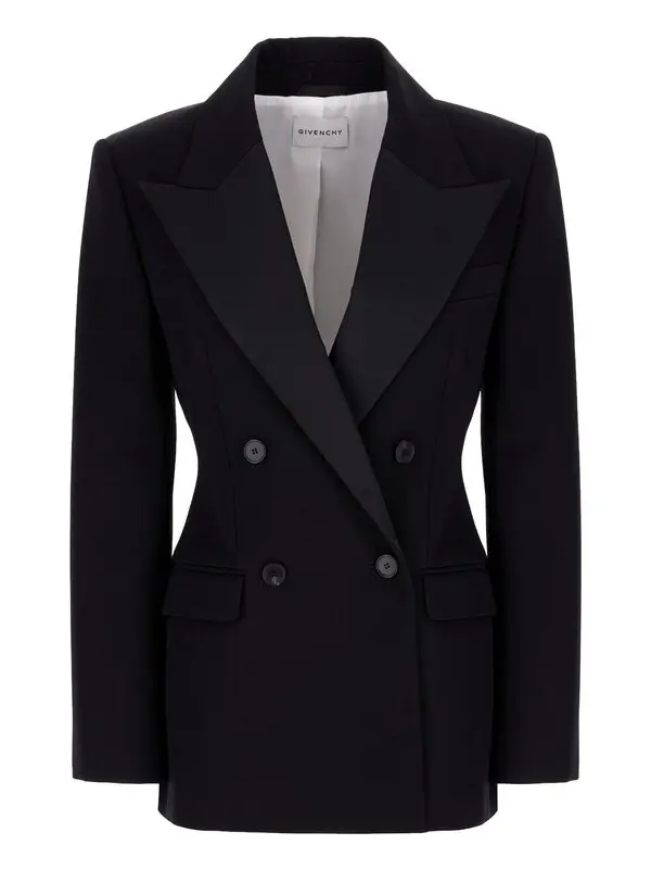 Givenchy Tailored Double-breasted Blazer - Multicolor