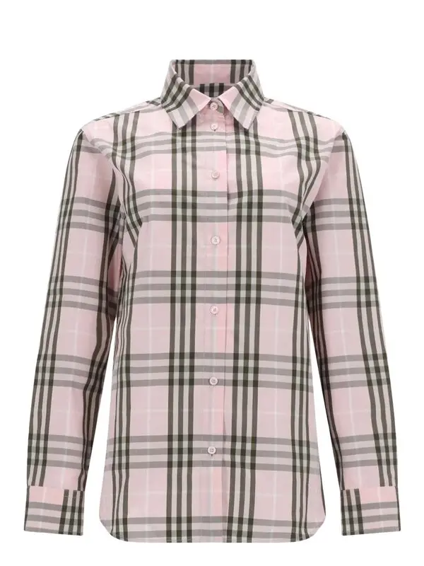 Burberry Check Shirt - Pink