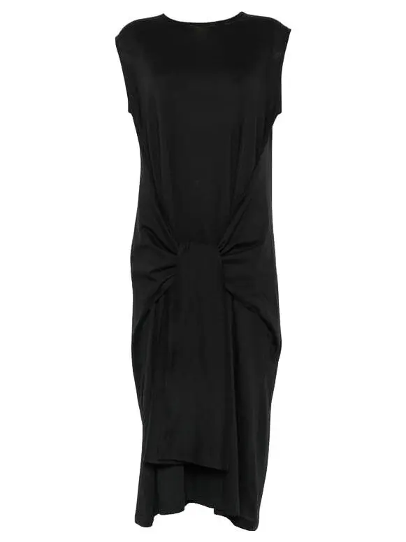 TOTEME Knotted Detail Sleeveless Day Dress - Black