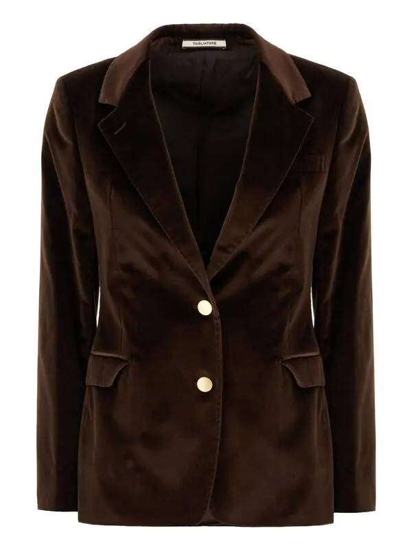 Tagliatore Velvet Blazer - Multicolor