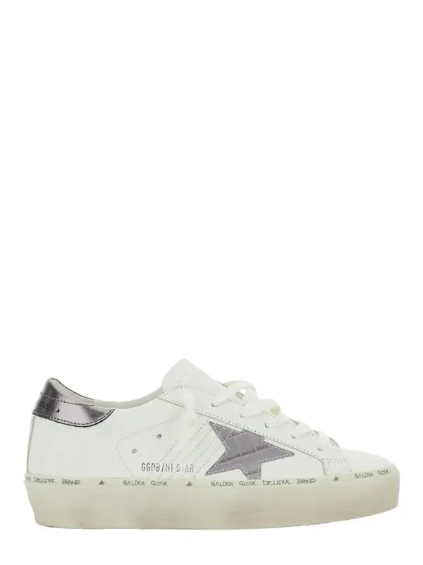 GOLDEN GOOSE Hi Star Leather Low Top Sneakers - Multicolor
