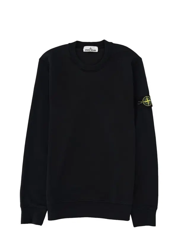 Stone Island Logo Patch Sweatshirt - Blue